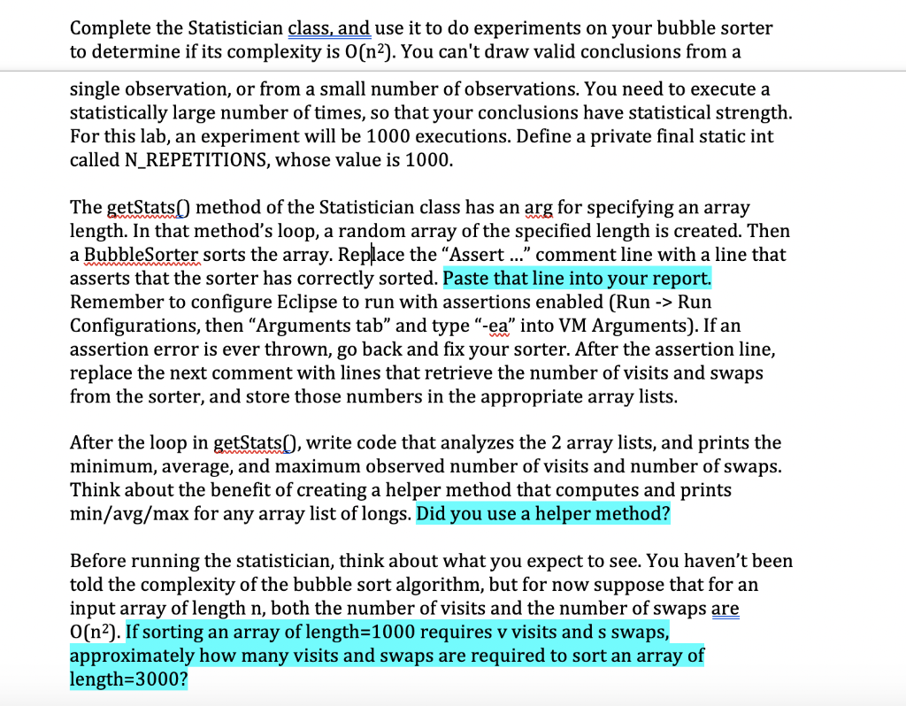package bubble; import java.util.*; public class | Chegg.com