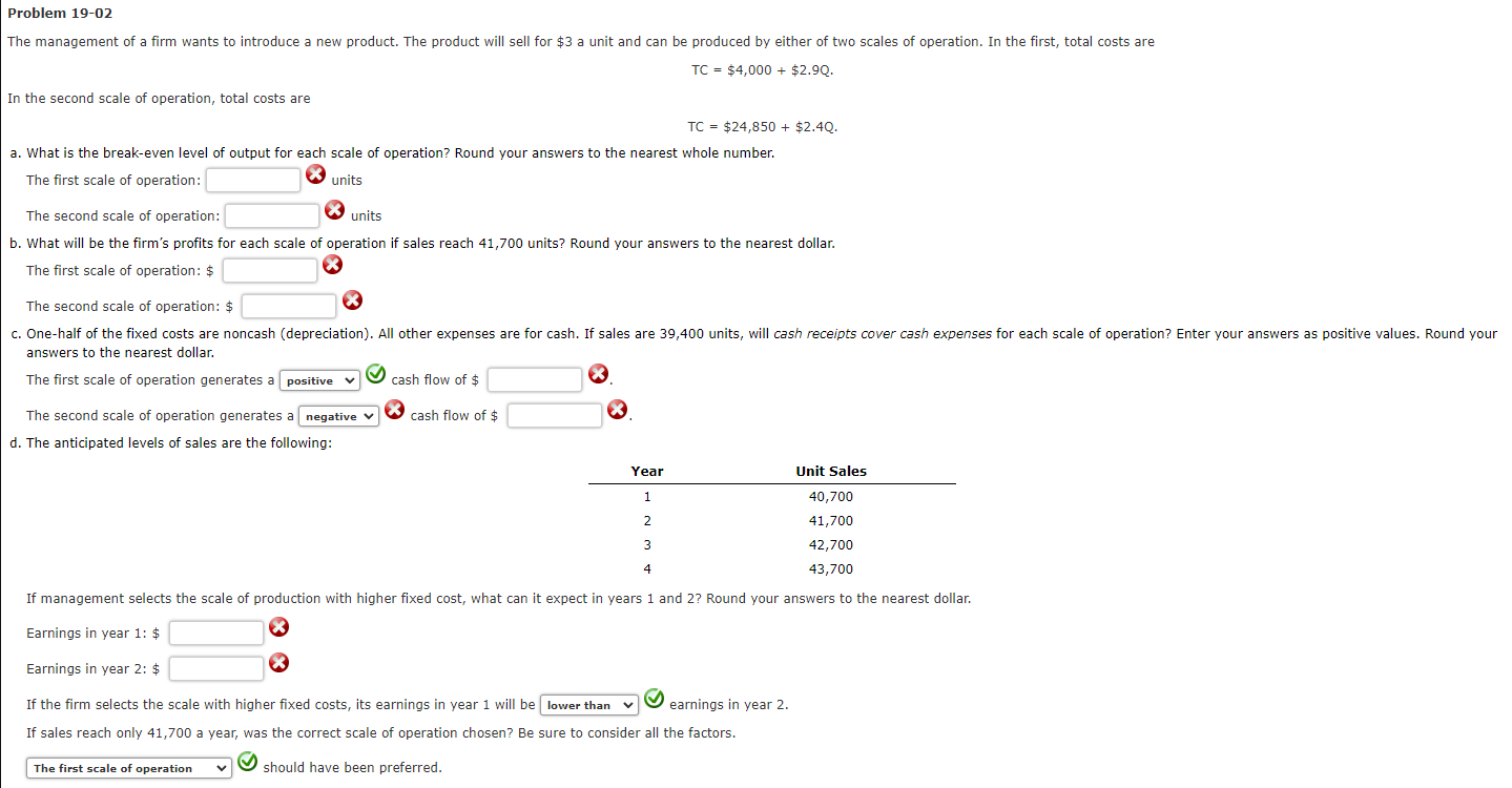 Solved Problem 19-02 The management of a firm wants to | Chegg.com