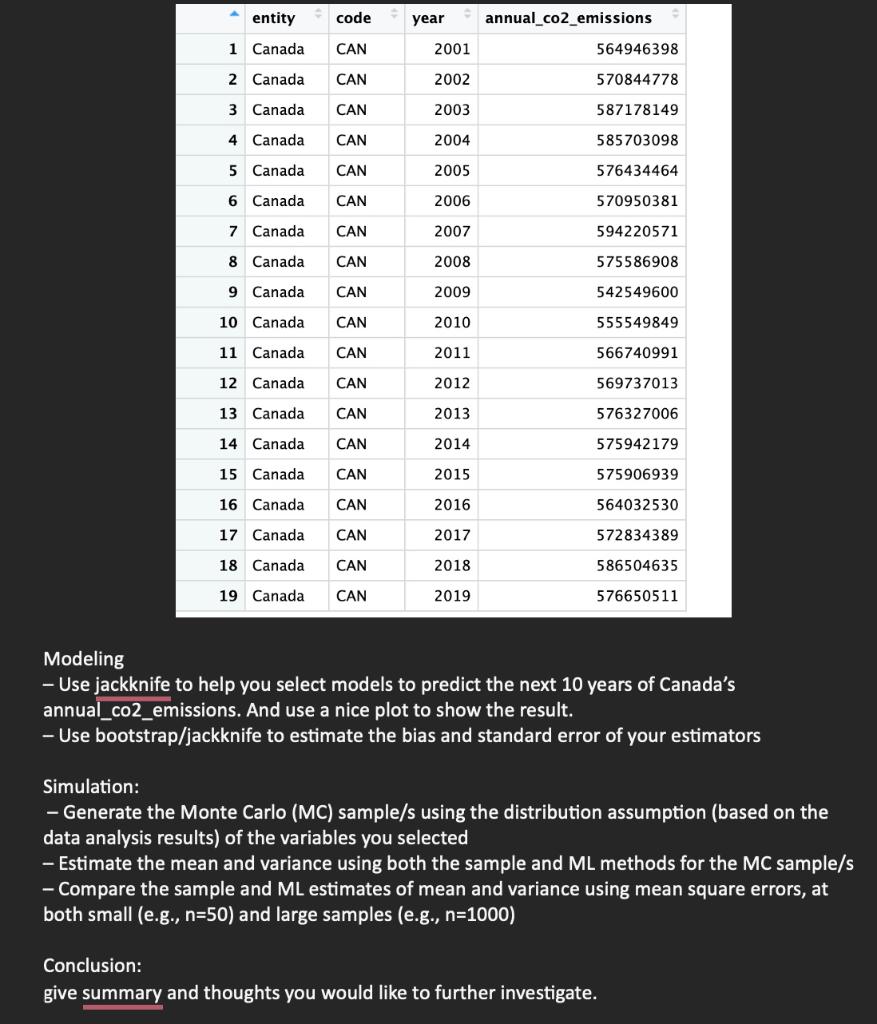 Solved Modeling - Use jackknife to help you select models to | Chegg.com