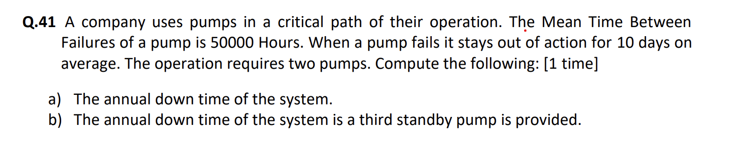 Calculate system downtime | Chegg.com
