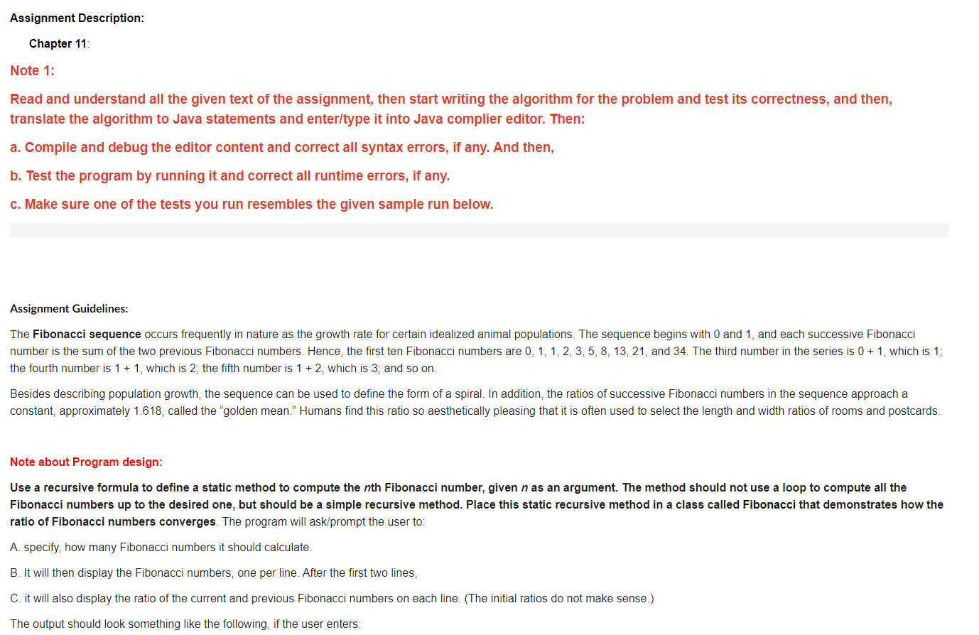 Solved Assignment Description: Chapter 11 Note 1: Read and | Chegg.com