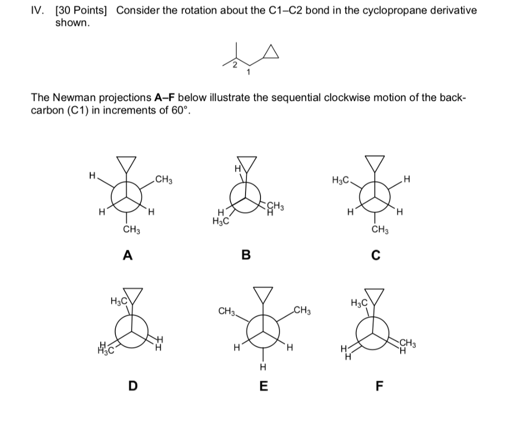 Solved Consider the rotation about the C1-C2 bond in the | Chegg.com