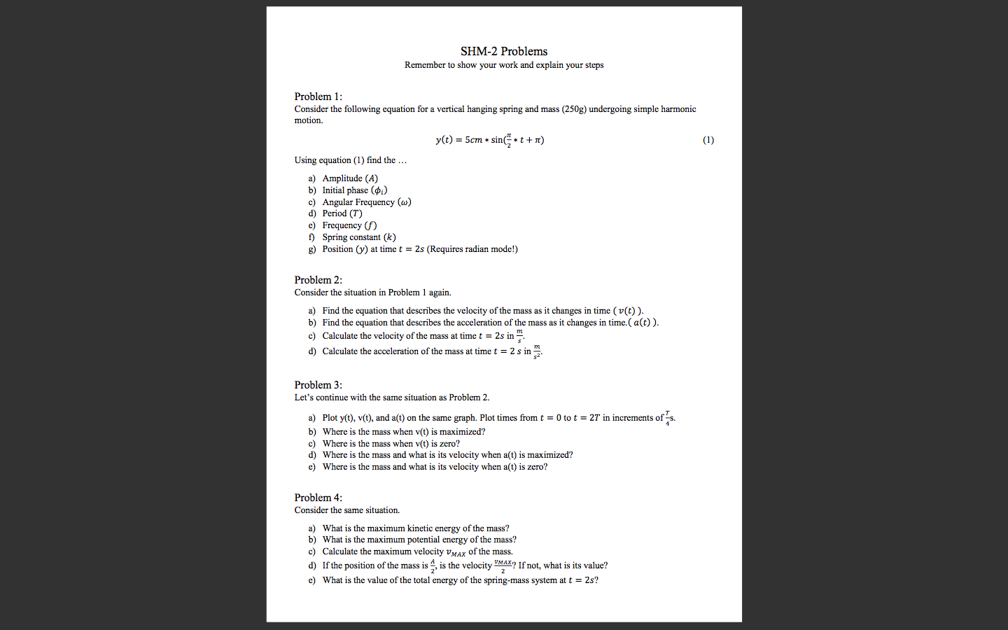 Solved I just need 3 and 4 done(: and if you could describe | Chegg.com