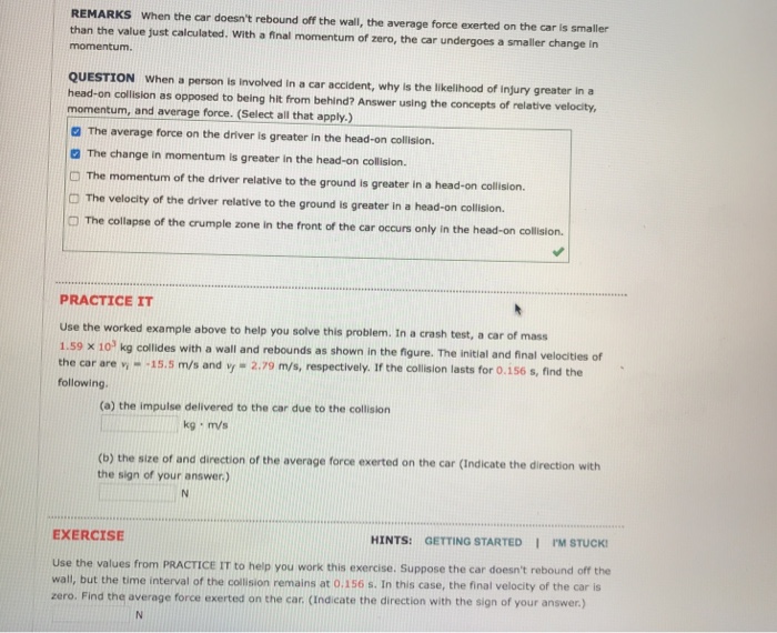Solved EXAMPLE 6.2 How Good Are the Bumpers? GOAL Find an | Chegg.com