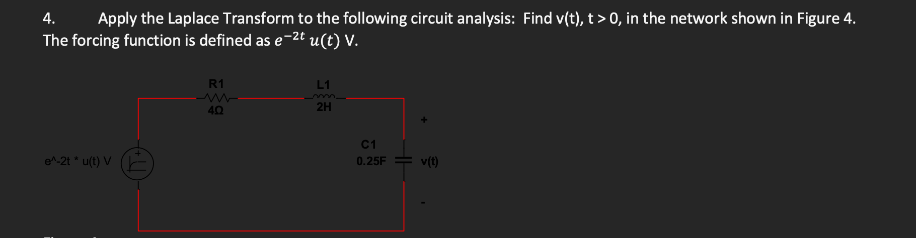Solved 4. Apply the Laplace Transform to the following | Chegg.com