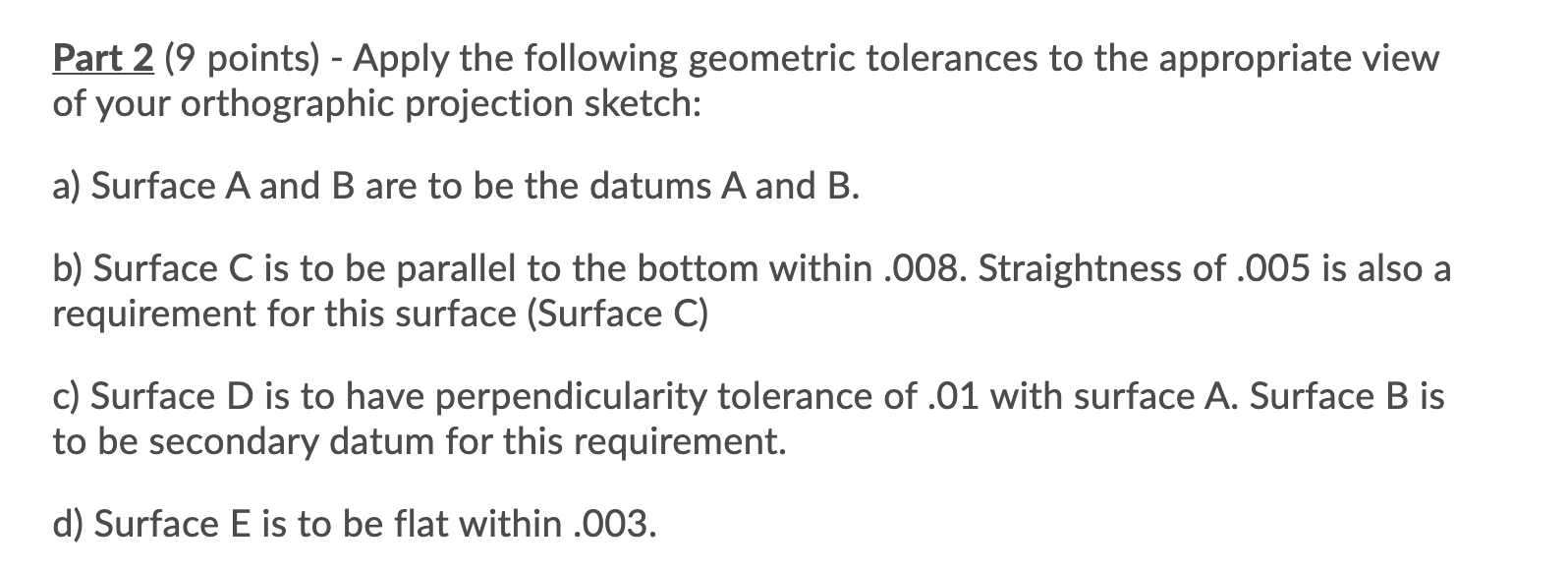 Solved Part 1 (18 points) - On a blank 1/4 IN grid paper | Chegg.com