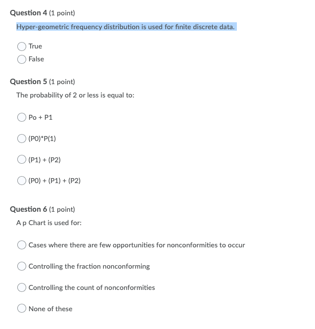 Question 7 (1 point) Which of the following | Chegg.com