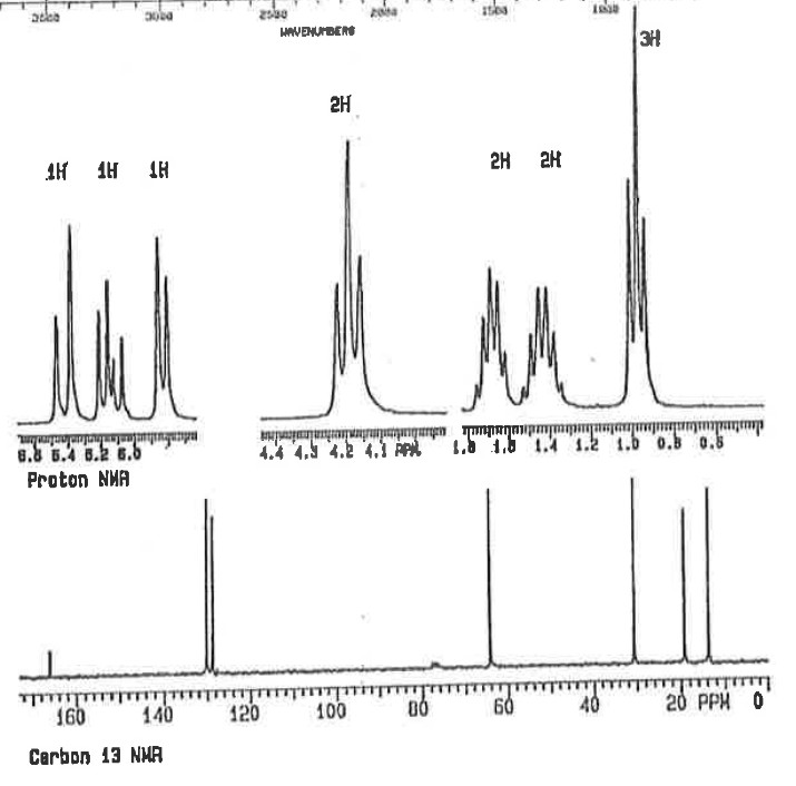 Solved Determine the structure of C7H12O2 and draw | Chegg.com