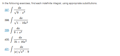 Solved In the following exercises, find each indefinite | Chegg.com