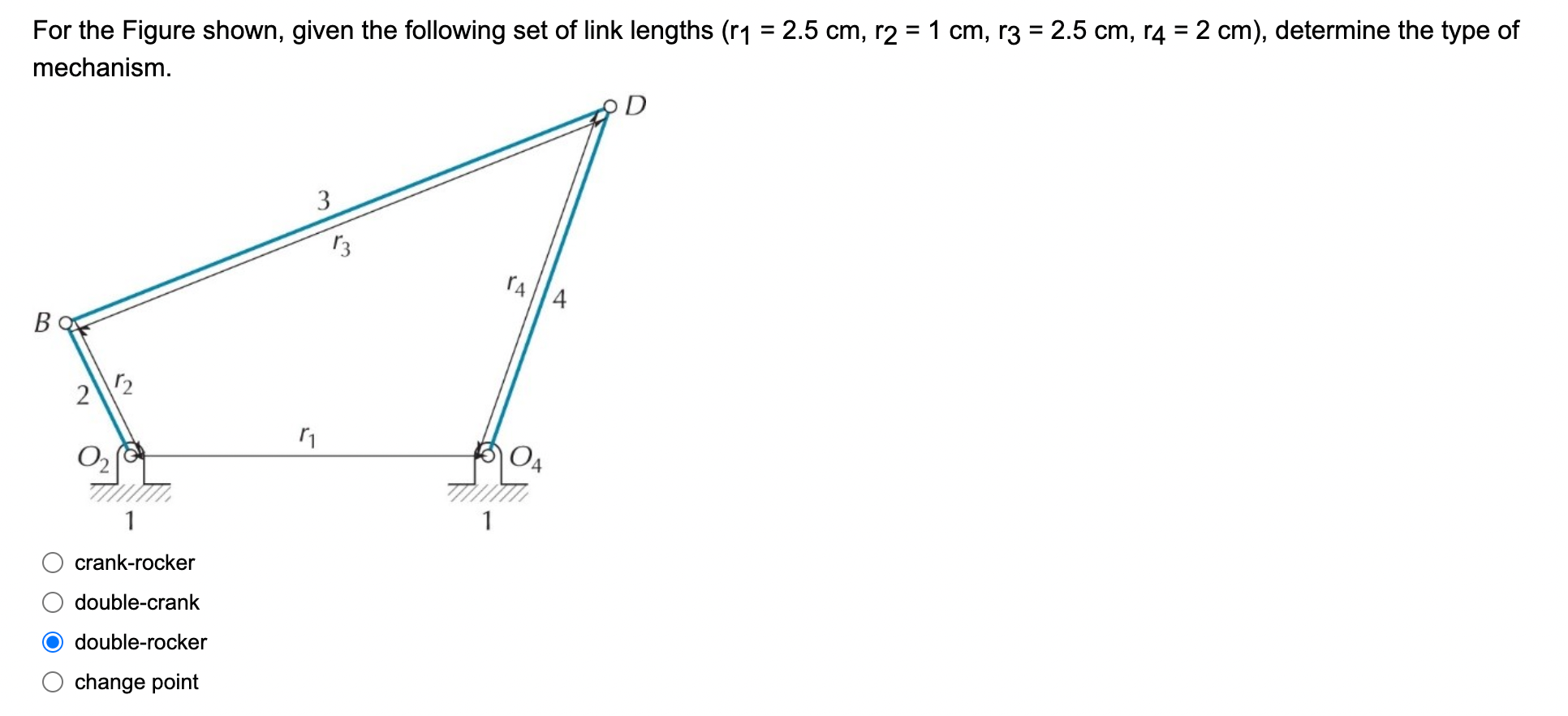 Solved For the Figure shown, given the following set of link | Chegg.com