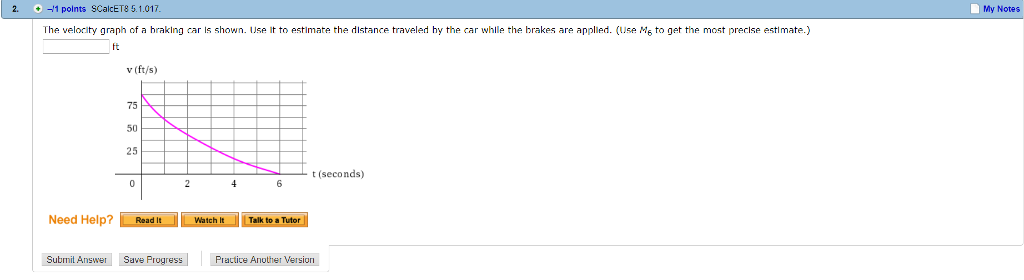 Solved 2. + 1 points scalcET8 5.1.017 2 -1 points SCalcET8 | Chegg.com