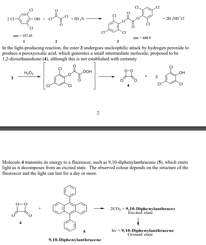 Solved Question: The reaction of luminol with hydrogen | Chegg.com
