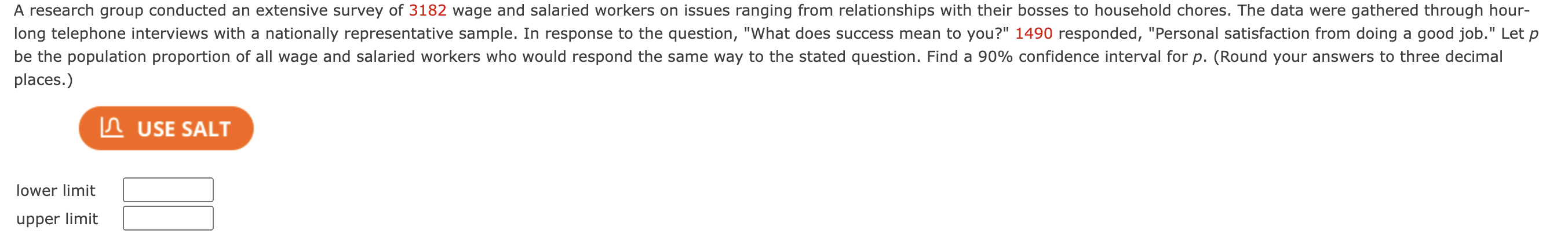 Solved places.) lower limit upper limit | Chegg.com