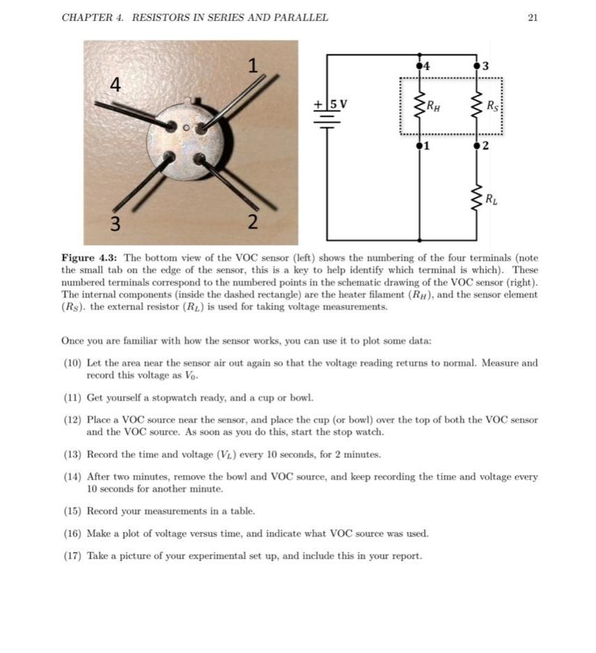 PART 2: VOC SENSOR PREPARATION In this lab, you can | Chegg.com
