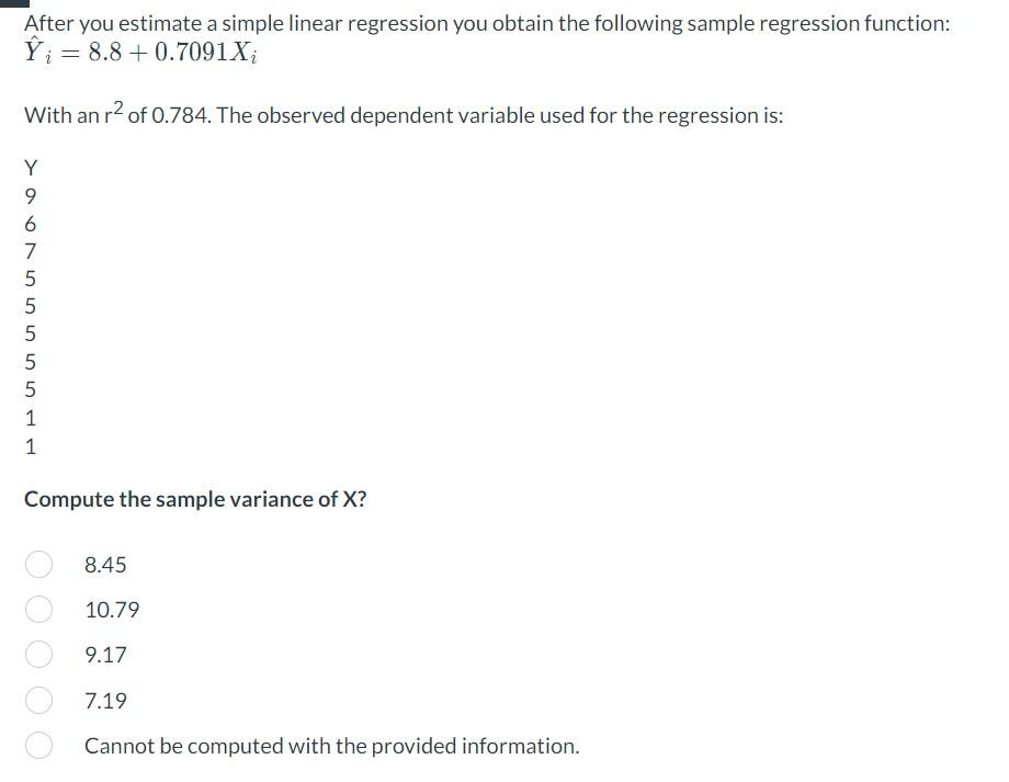 Solved After you estimate a simple linear regression you | Chegg.com