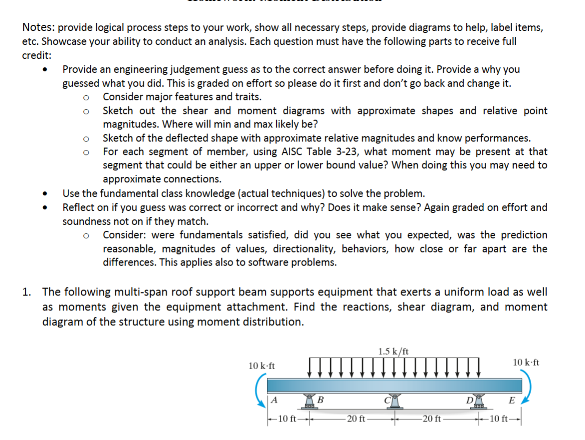 Notes: provide logical process steps to your work, | Chegg.com