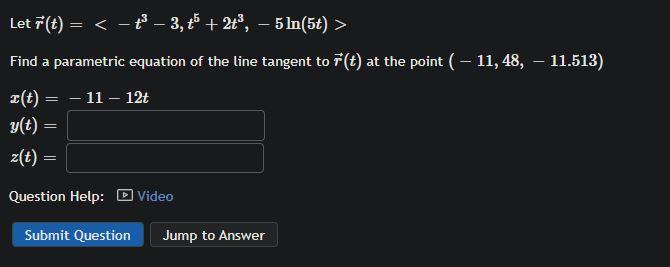 Solved Let r(t) = Find a | Chegg.com