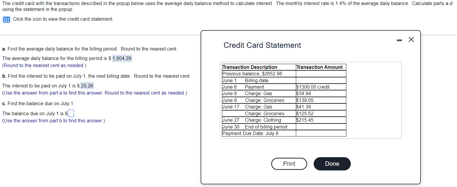 Solved Only part C please, the other answers are correct. | Chegg.com