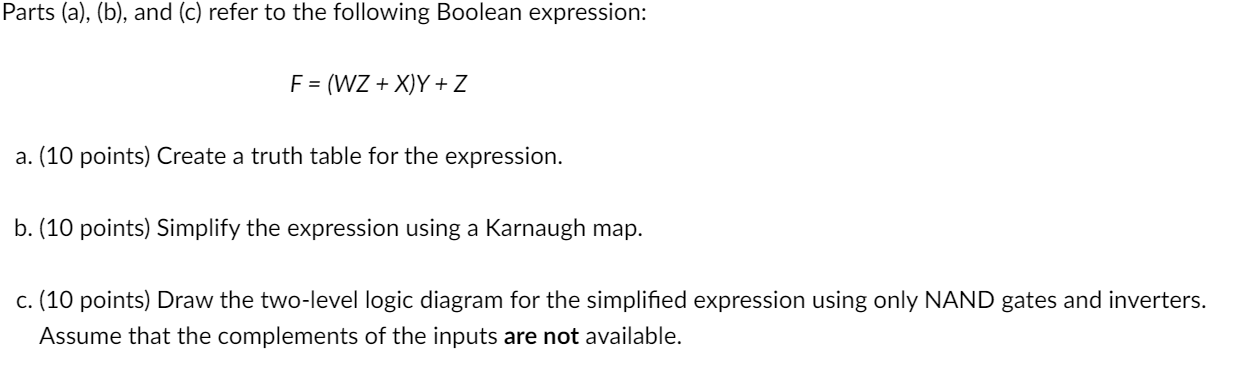 Solved Parts (a), (b), and (c) refer to the following | Chegg.com