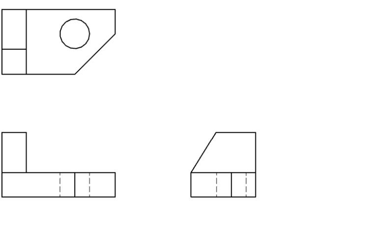 Solved Redraw the multi-view drawings as isometric sketches | Chegg.com
