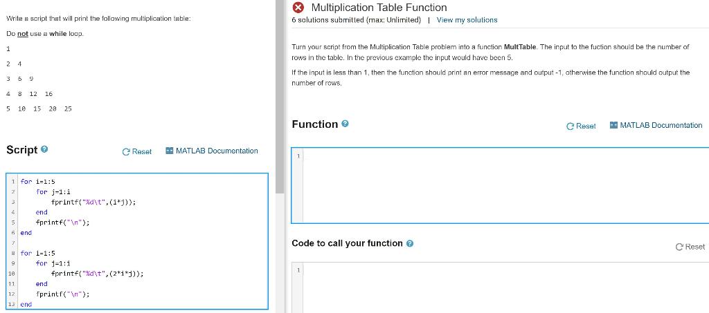 Solved In MATLAB Must use/work with; for loop, random | Chegg.com