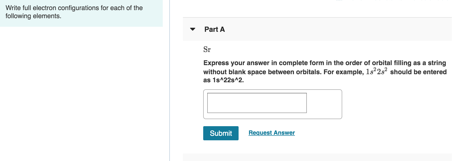 Solved Write Full Electron Configurations For Each Of The
