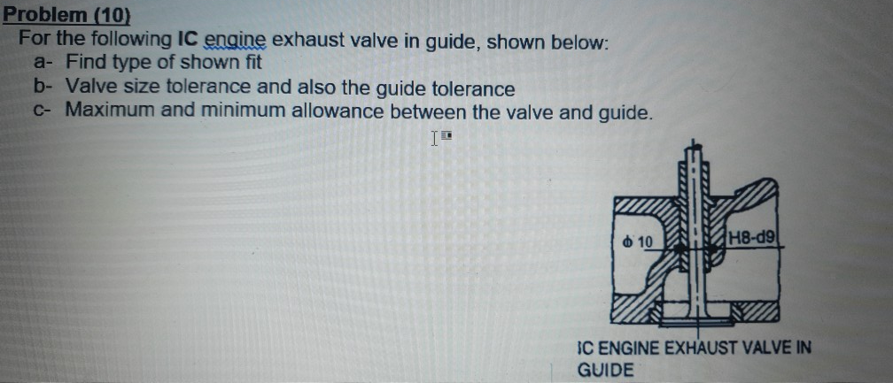 Solved Problem (10) For the following IC engine exhaust | Chegg.com
