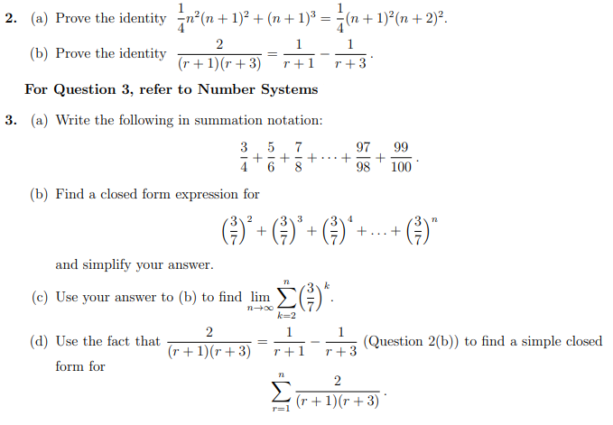 Solved (a) Prove the identity | Chegg.com