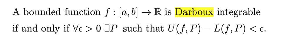 Solved : A bounded function f : [a, b] → R is Darboux | Chegg.com