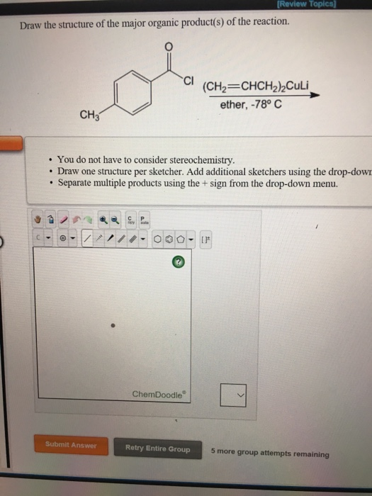 Solved [Review Topics] Draw the structure of the major | Chegg.com