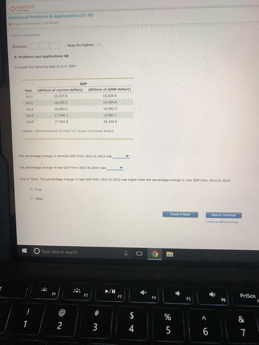 Solved Additional Problems& Applications (Ch 10) อ or, | Chegg.com