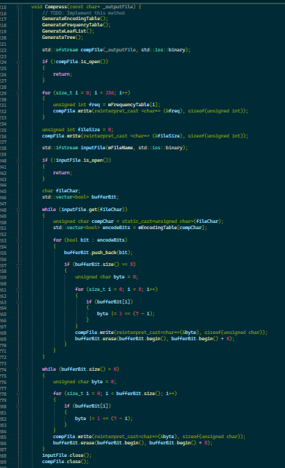 Solved void Conpross(const char* _outputfile) ﻿f/f TOCO: | Chegg.com