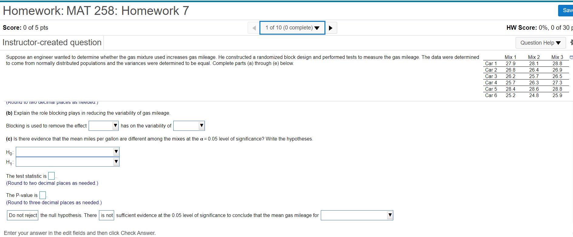 Solved Homework Mat 258 Homework 7 Save Score 0 Of 5 Pts