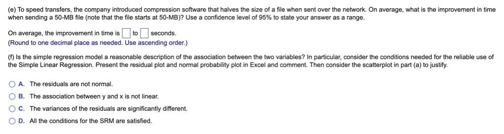Solved A company ran tests of its current internal computer | Chegg.com