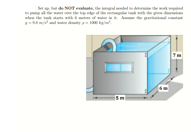 Solved Set up, but do NOT evaluate, the integral needed to | Chegg.com