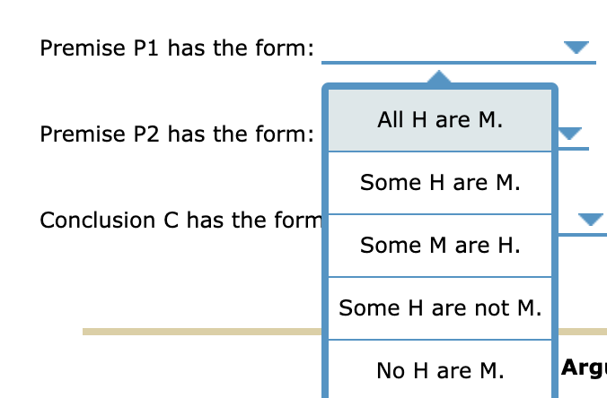 Solved 1. Argument Forms An argument form is a | Chegg.com