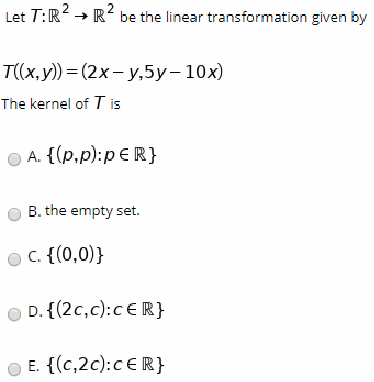 Solved Let T:R? → R2 be the linear transformation given by | Chegg.com