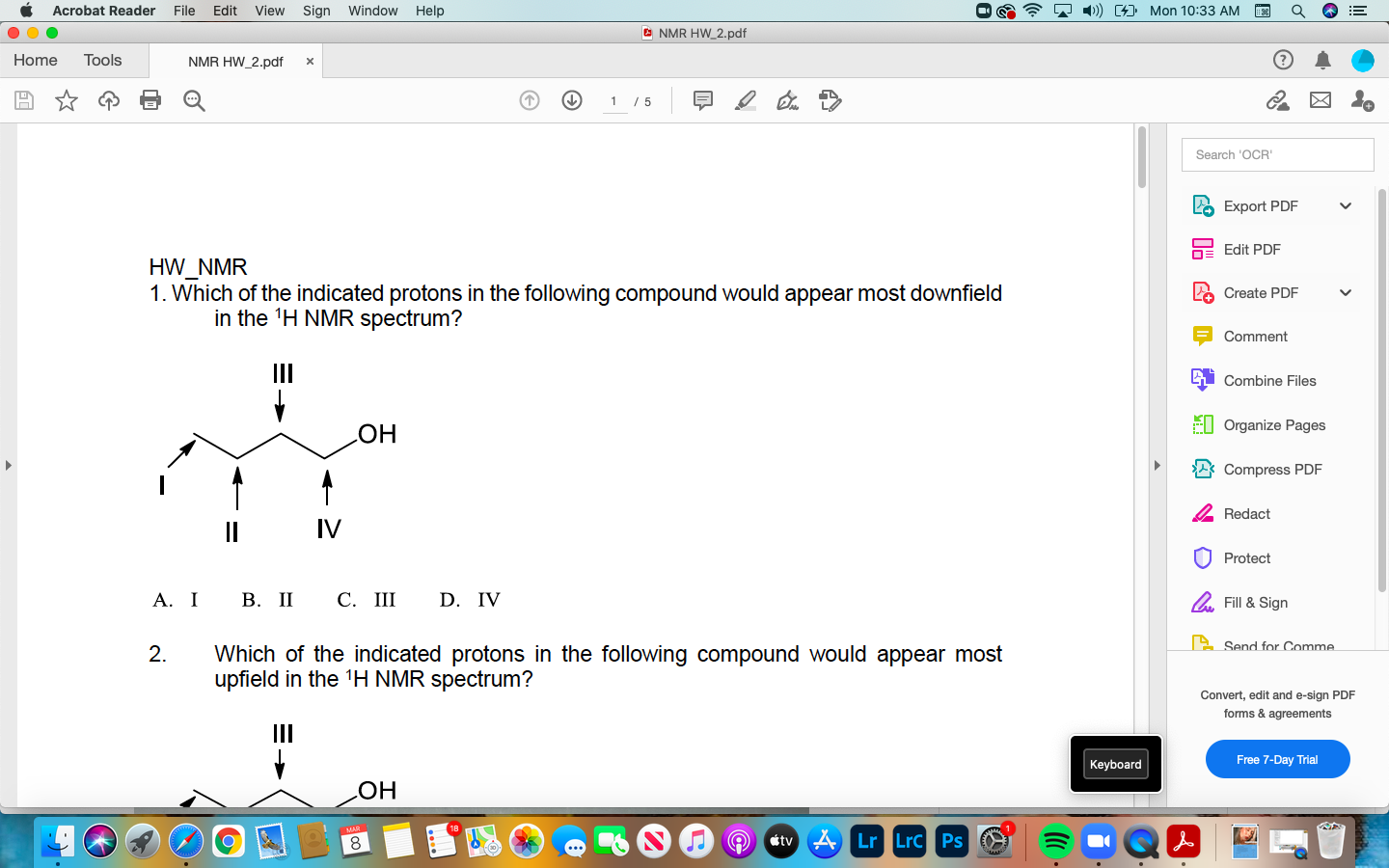Solved Acrobat Reader File Edit View Sign Window Help al (4) | Chegg.com