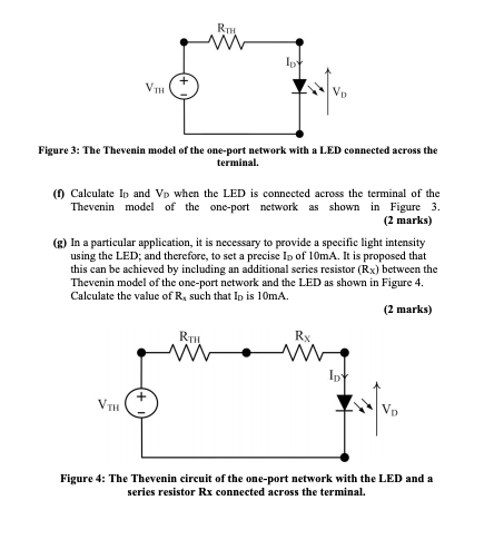 Solved Consider the one-port network shown in Figure 2. The | Chegg.com