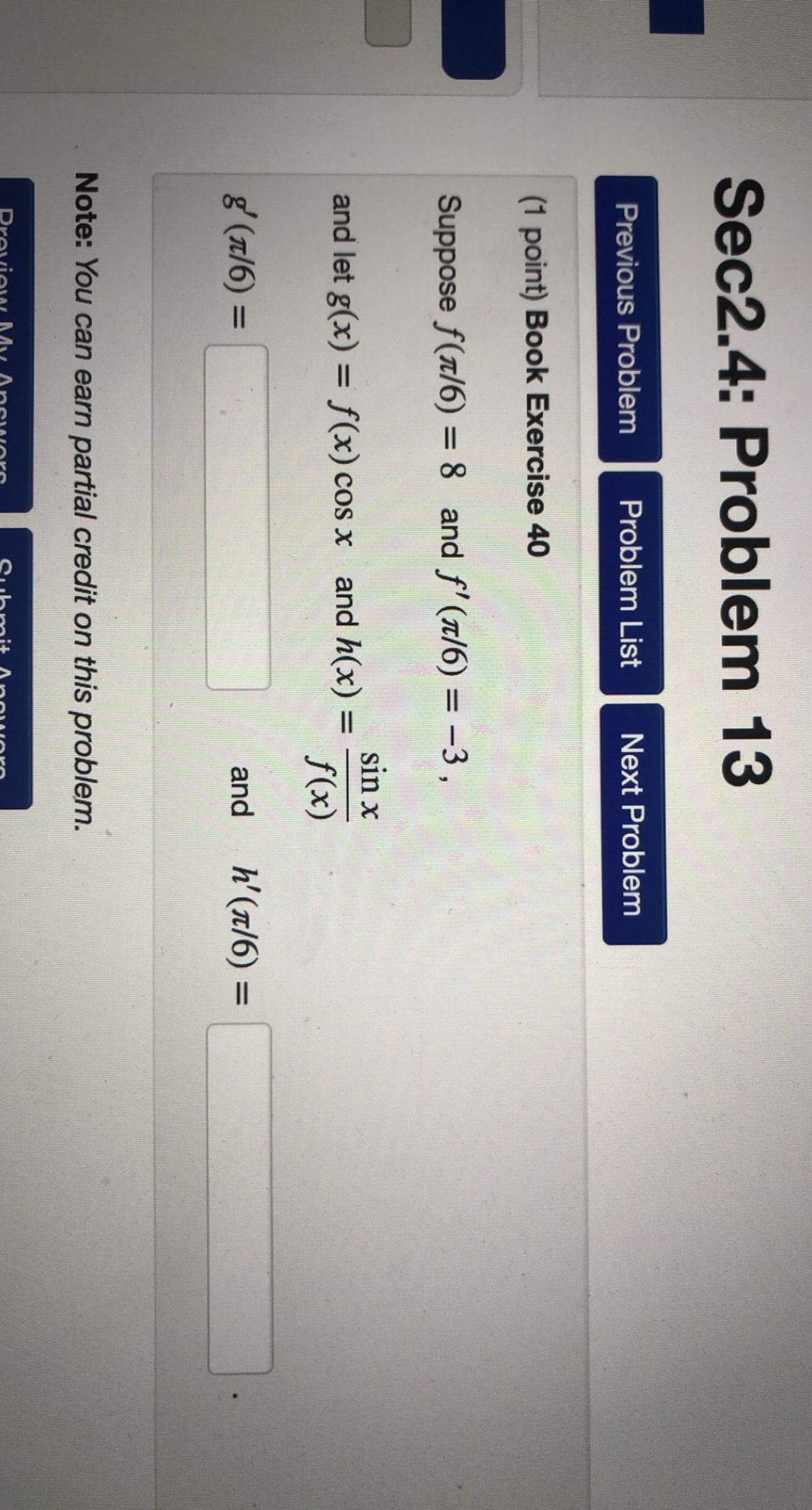 Solved Sec2.4: Problem 13 Previous Problem Problem List Next | Chegg.com
