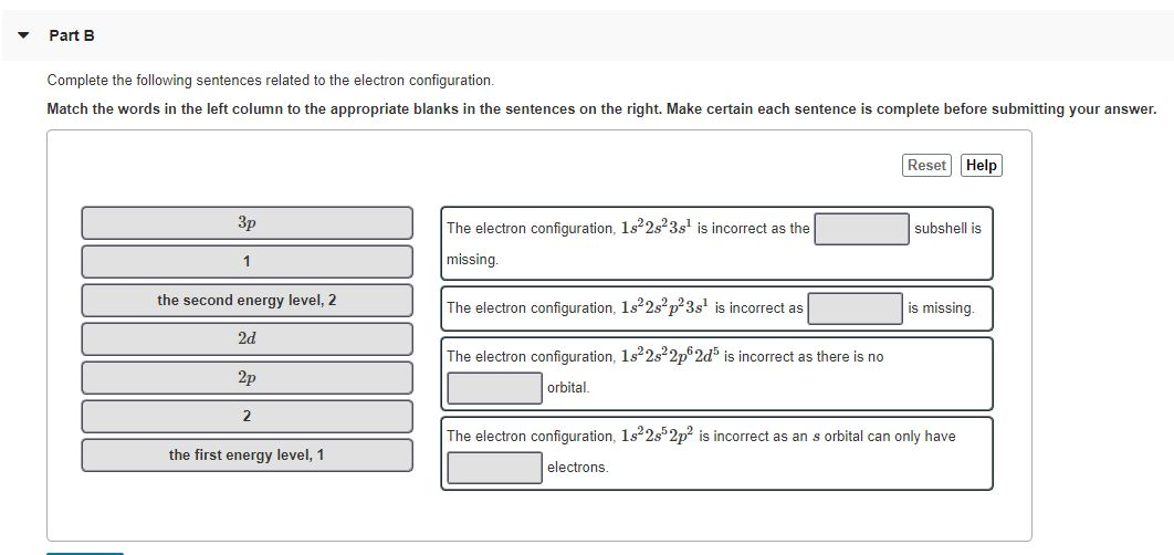 Solved Indicate Whether Electron Configuration Represent An