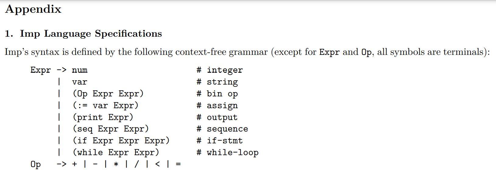Implement the While loop of the form (While c b) from | Chegg.com