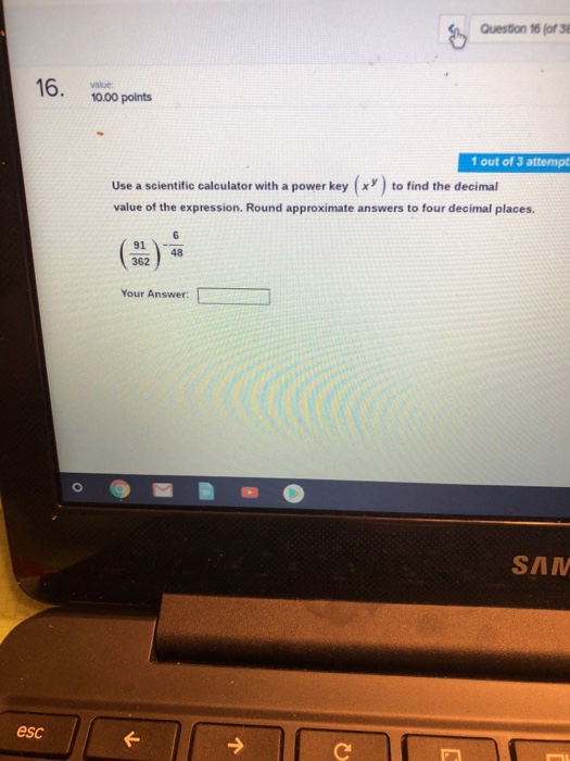 Solved Question 16 for 38 10.00 points 1 out of 3 attempt | Chegg.com