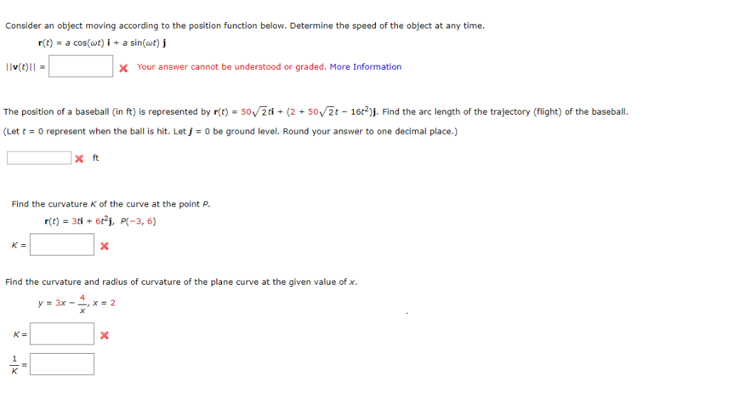 Solved Consider An Object Moving According To The Position