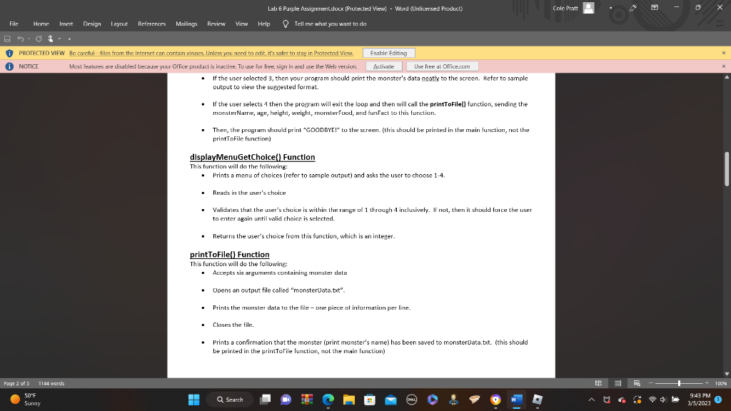 Solved - In your CSC1300LAB folder, create a | Chegg.com