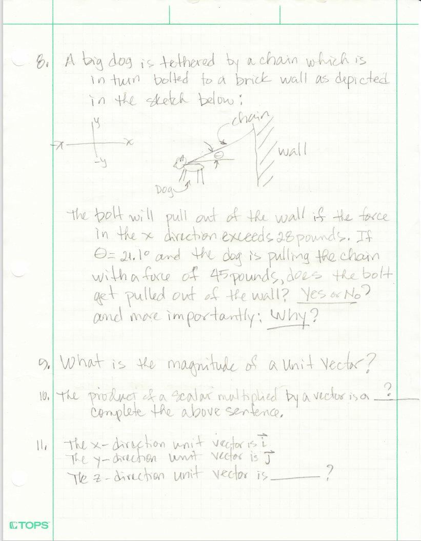 Solved Statics Assignment #2 % Components, Resultants and | Chegg.com