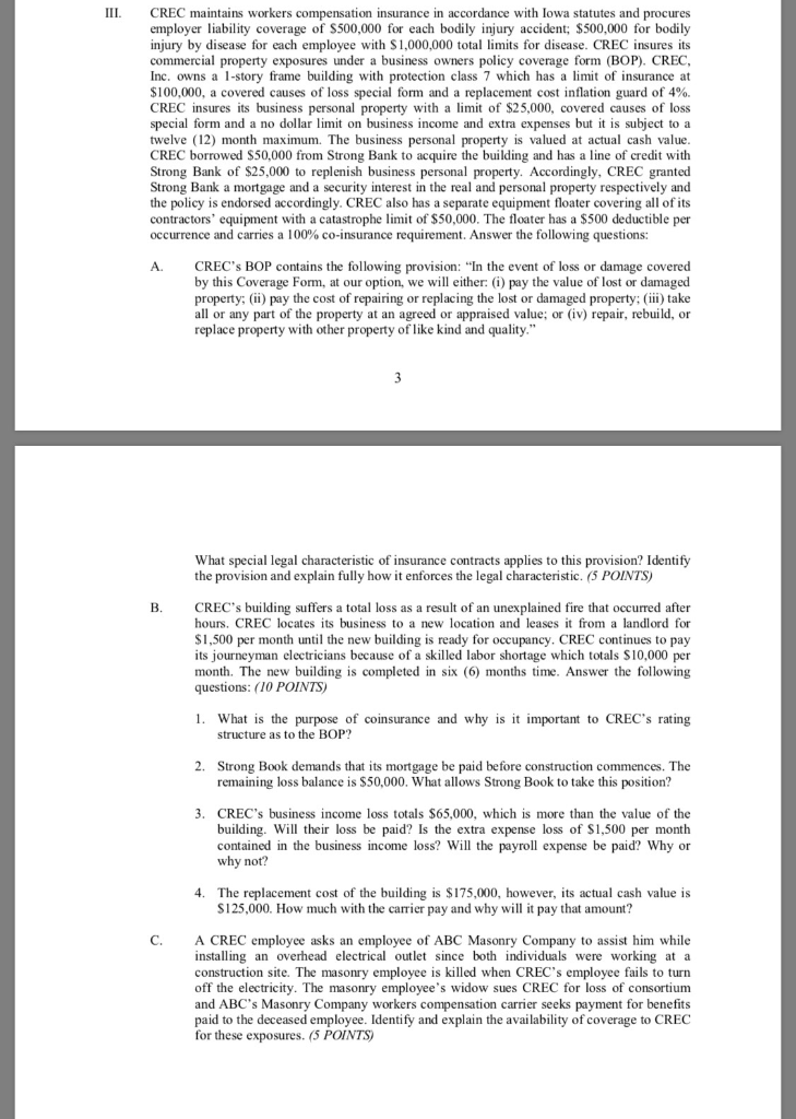 BASIC FACT PATTERN. CR Electrical Contractors, Inc. | Chegg.com