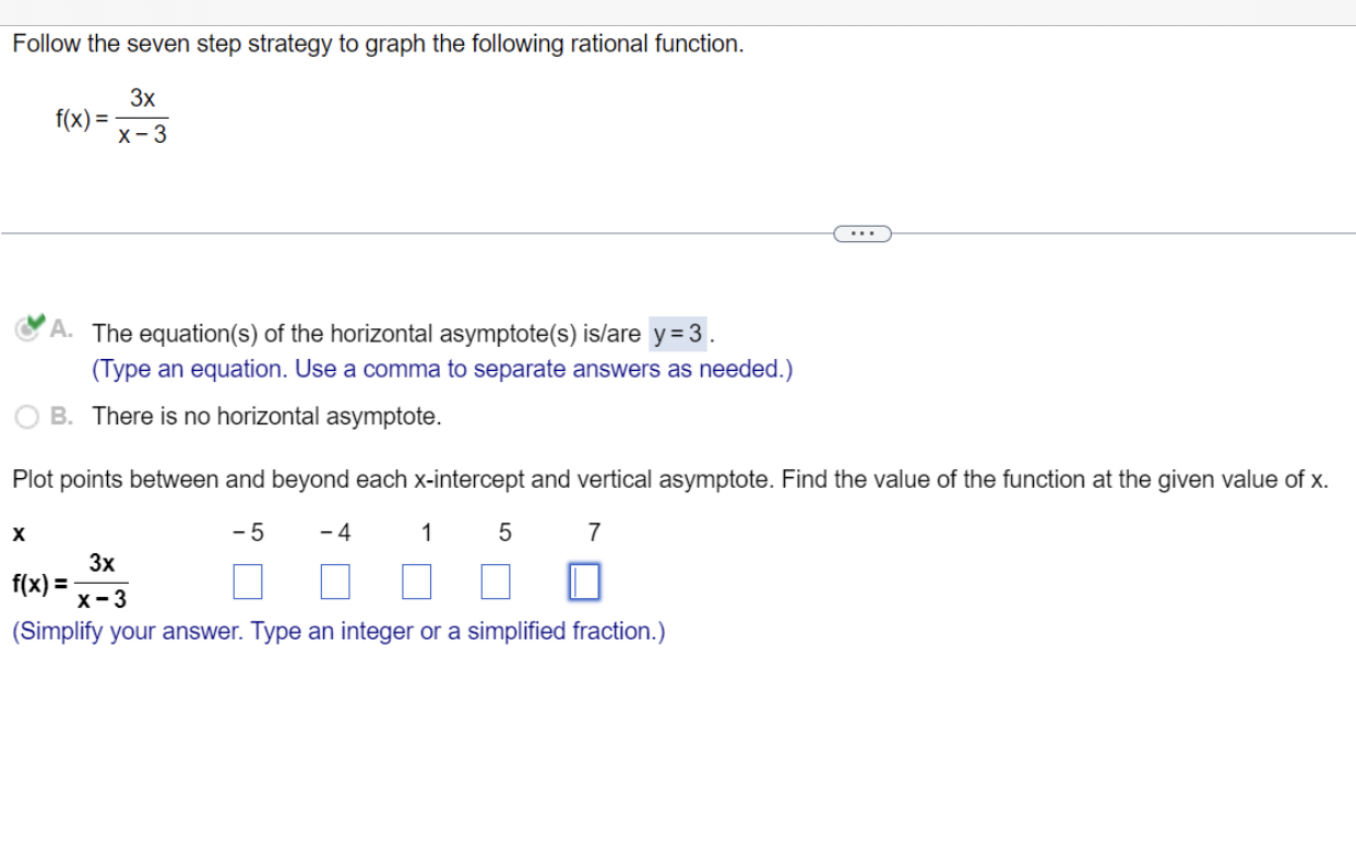 Follow the seven step strategy to graph the following | Chegg.com