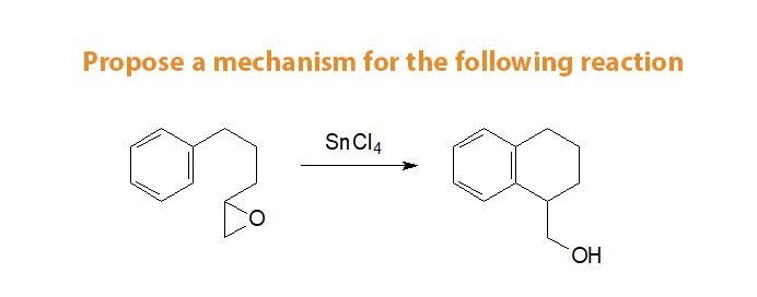 Solved Propose a mechanism for the following reaction SnCl4 | Chegg.com