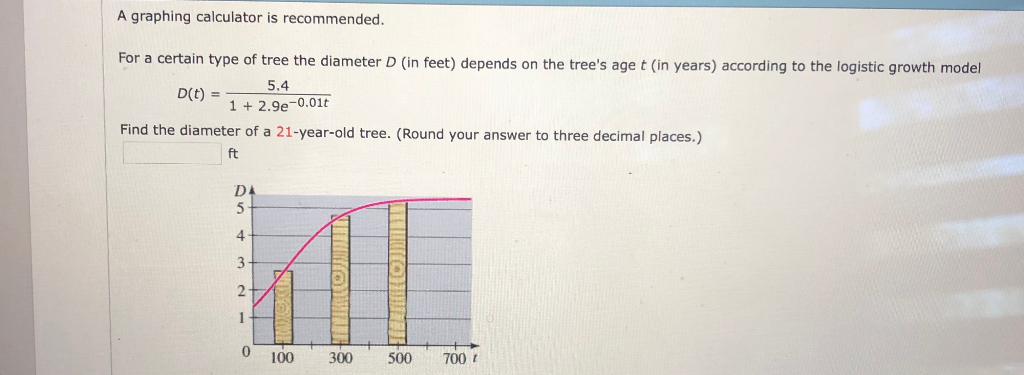 Solved A graphing calculator is recommended. For a certain | Chegg.com